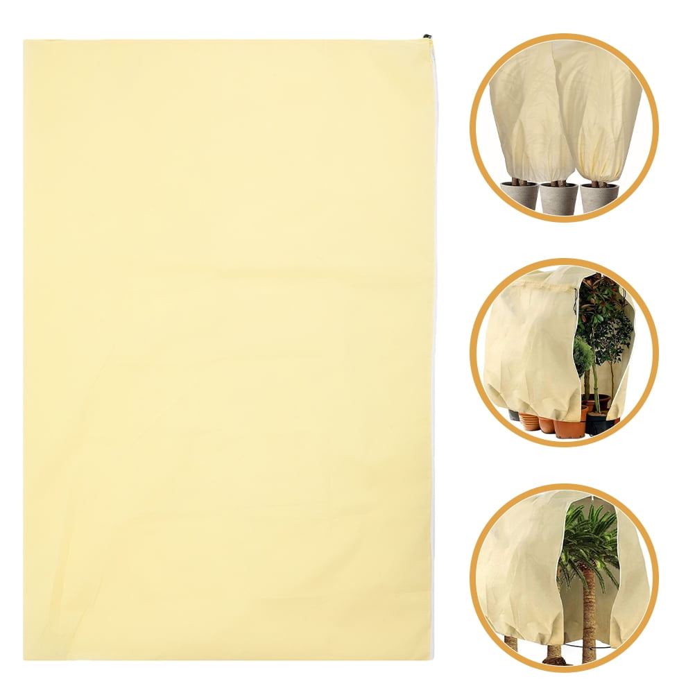 SOPOTUTU 50Set Non-Woven Fabric Planter Covers for Frost and Snow ...