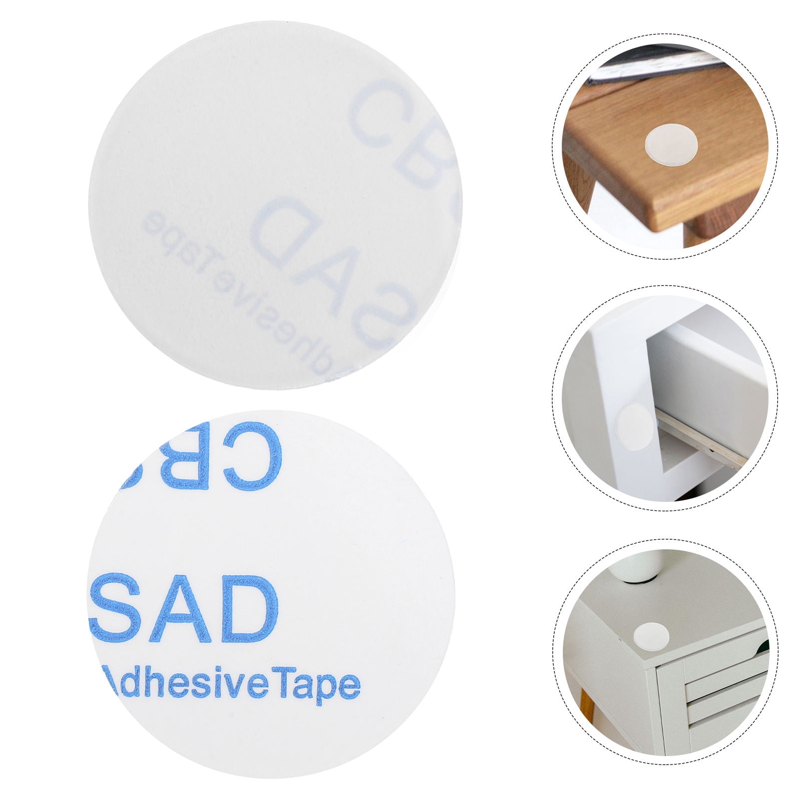 SOPOTUTU 50Pcs Self Adhesive Transparent Furniture Pads Non Slip ...