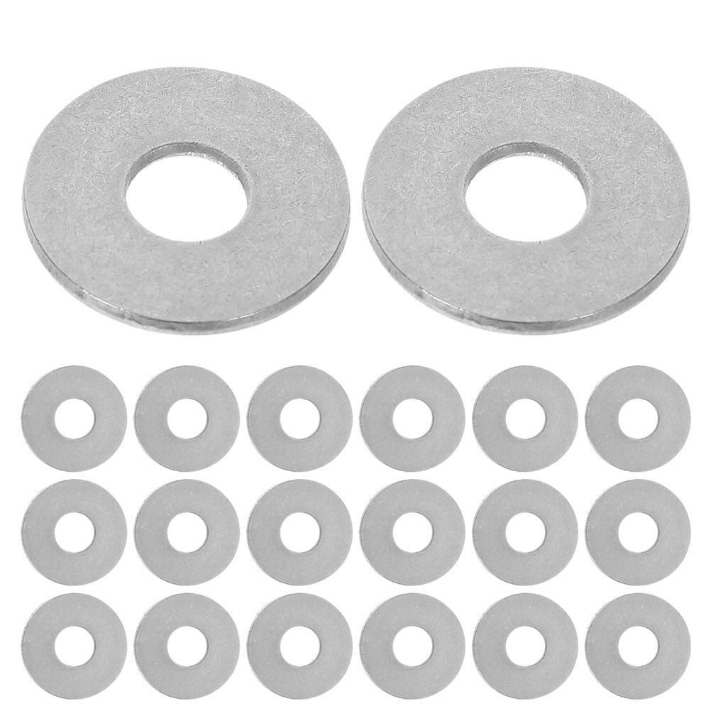 SOPOTUTU 50Pcs Stainless Steel Washers Flat Kit for Home Use Fasteners ...