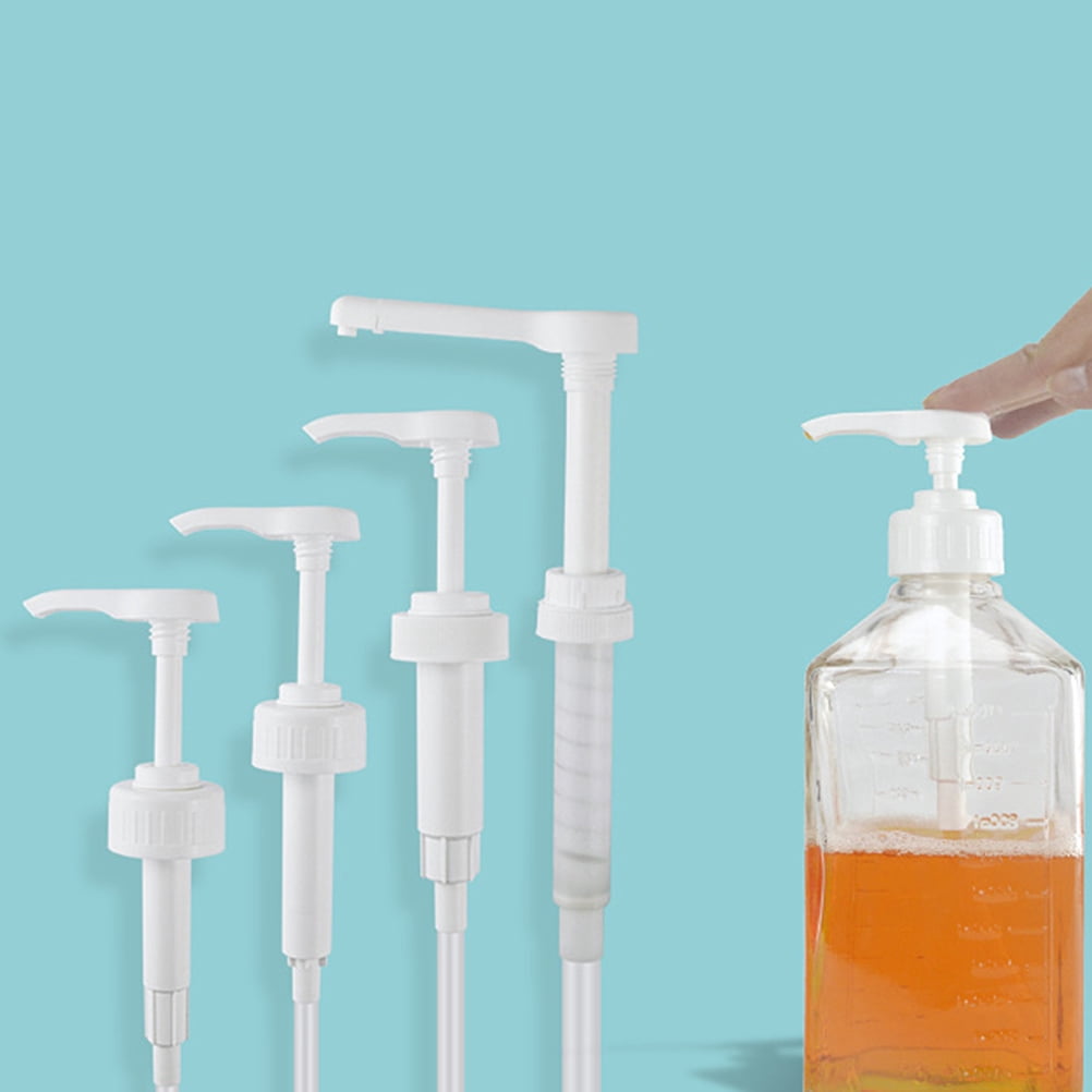 SOPOTUTU Reused Coffee Syrup Pump White 1Pcs 38.5x0.8x0.4in Food Grade ...