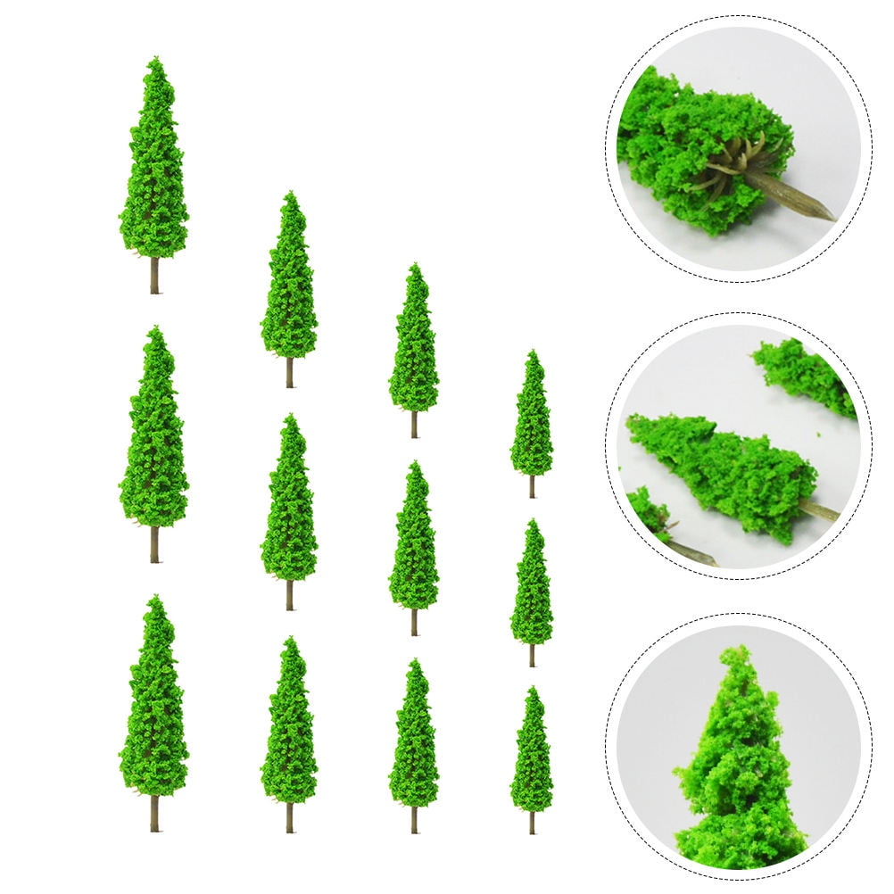 SOPOTUTU 54Pack Mini Tree Decor Tree Shape for Creative Tree Decoration ...
