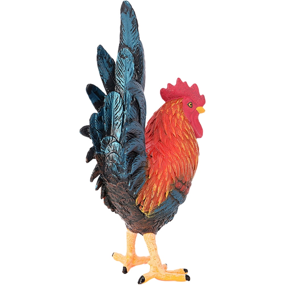 SOPOTUTU 54Pack Rooster Statue for Educational Displays in Solid ...