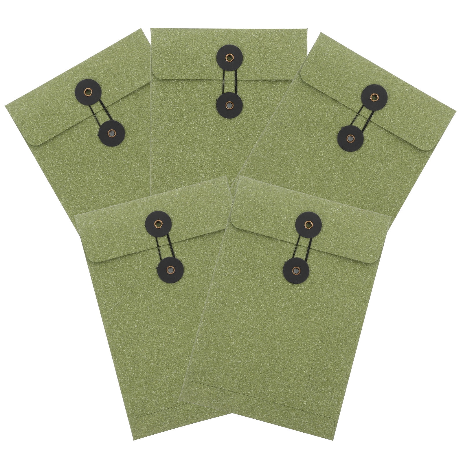 SOPOTUTU Dark Green Vintage Envelopes for Invitations and Letters 5Pcs ...