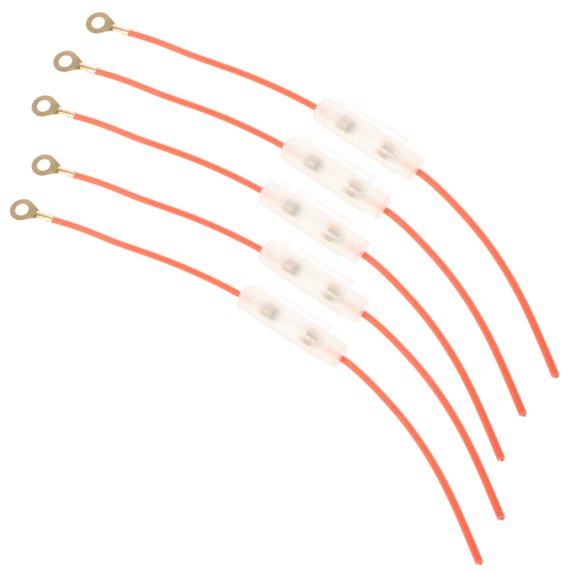 SOPOTUTU 5-Pack Red Inline Fuse Holder for Motorcycle, Compact and ...