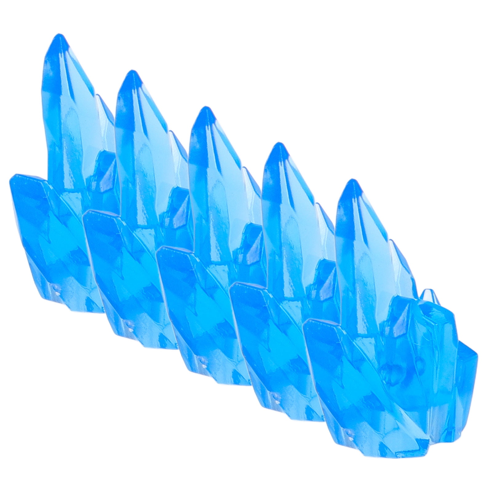SOPOTUTU 5Pcs Miniature Flame Building Blocks Sky Blue Plastic For ...