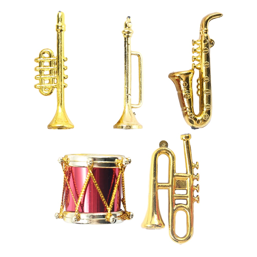 SOPOTUTU 5Pcs Musical Instrument Model Toys for Childs Play Miniature ...