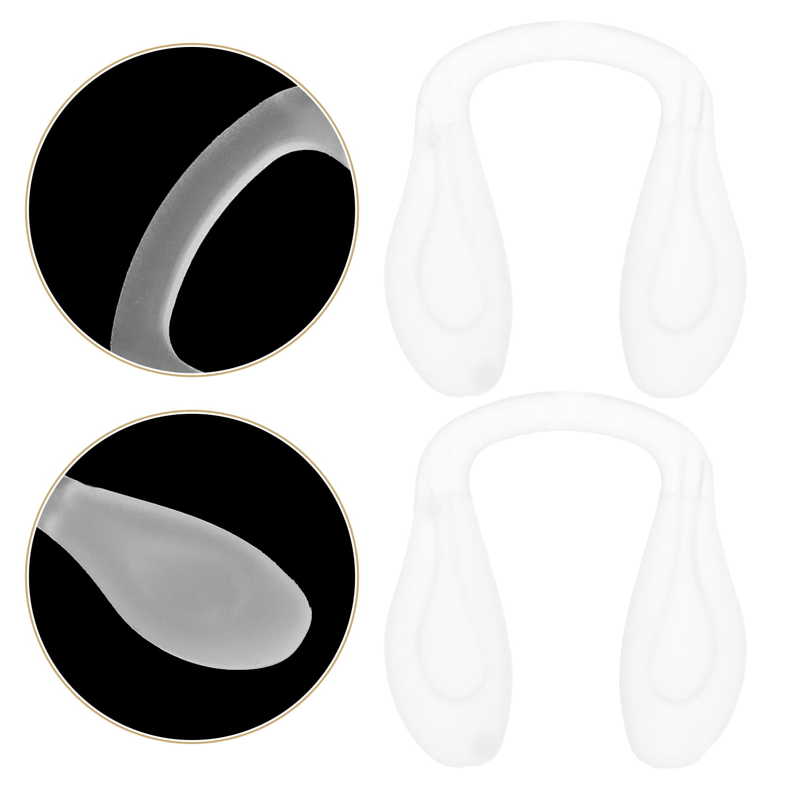 SOPOTUTU Nose Nonslip Pad Nose Pads Silicone White 5pcs - Walmart.com
