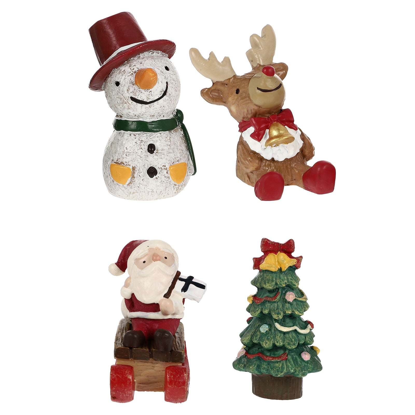 SOPOTUTU 5Pcs Small and Compact Aquarium Decor Figurines Resin ...