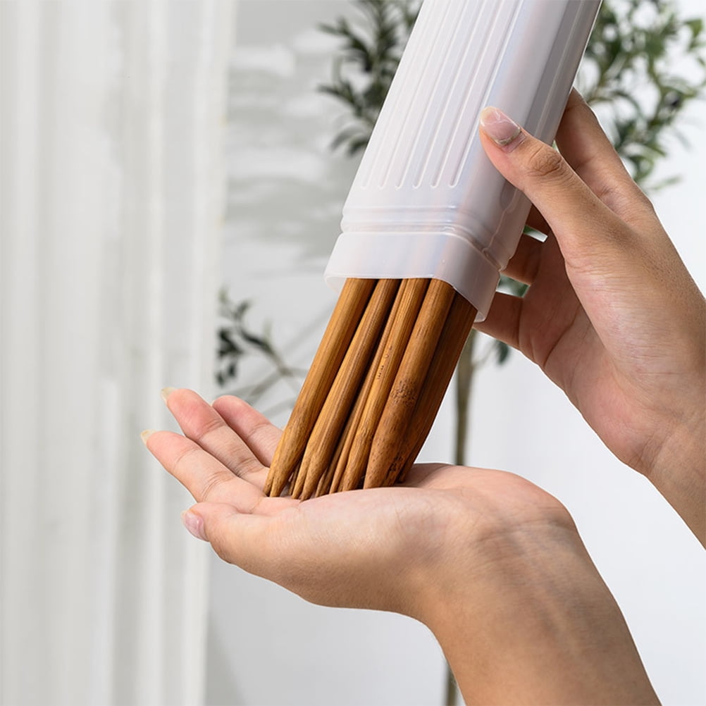 SOPOTUTU Transparent Needle Storage Organizer for Knitting Needles 5Pcs ...