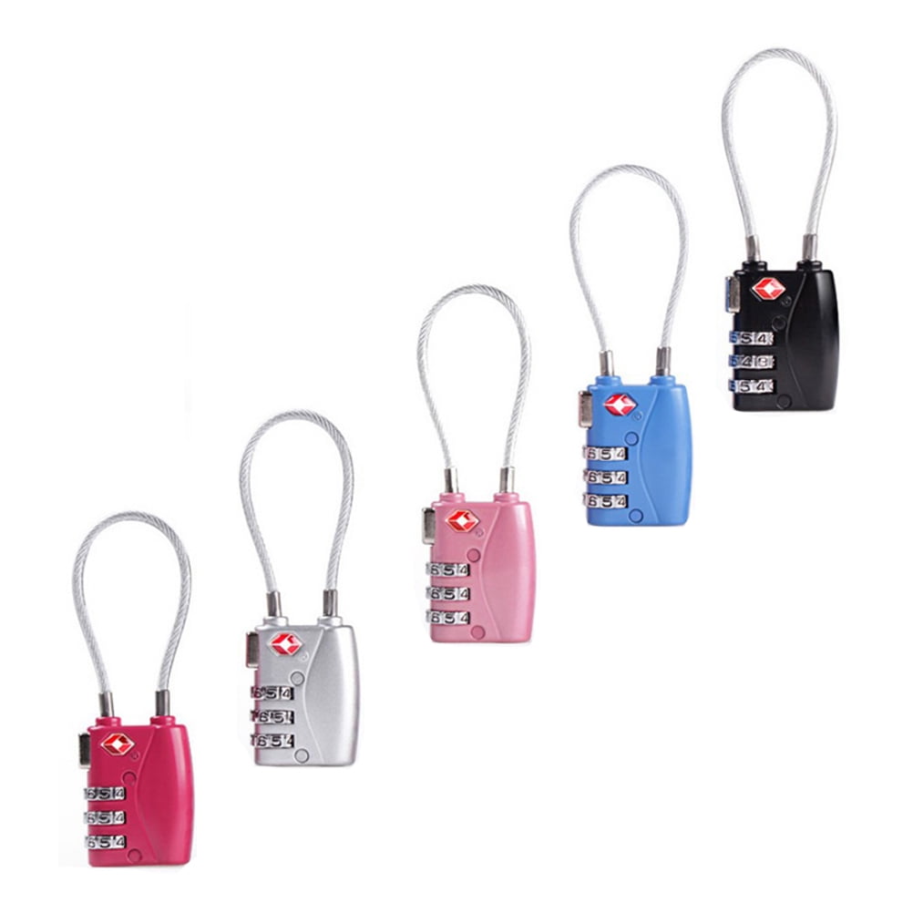 SOPOTUTU 5Set TSA Approved Luggage Padlocks Assorted Color for Travel ...