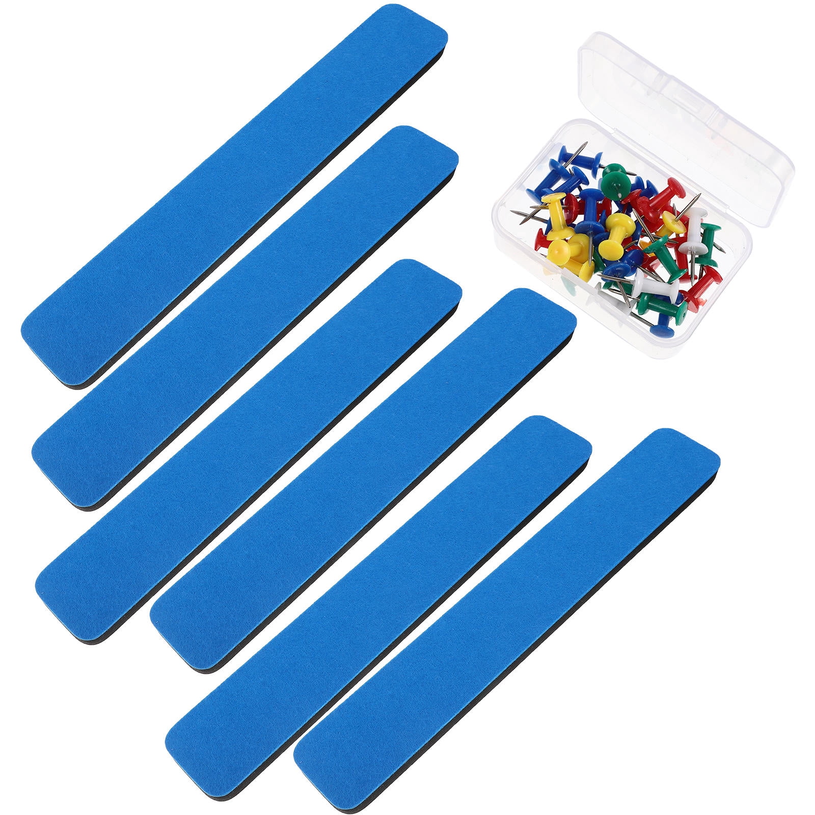 SOPOTUTU Felt Pin Board Bar Felt Board Sky-blue Rectangular Office Use ...