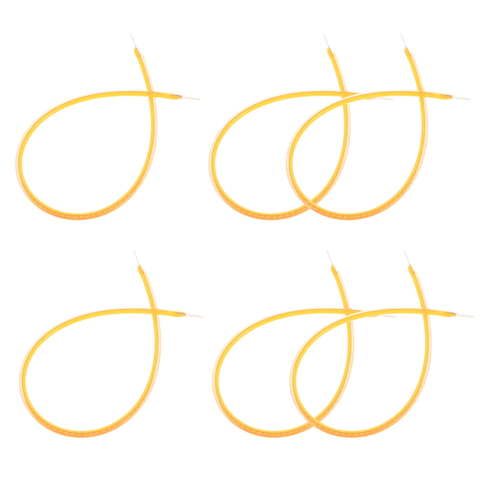 SOPOTUTU 6Pcs Orange LED Filament Retrofit Bulb Part Soft Flexible ...