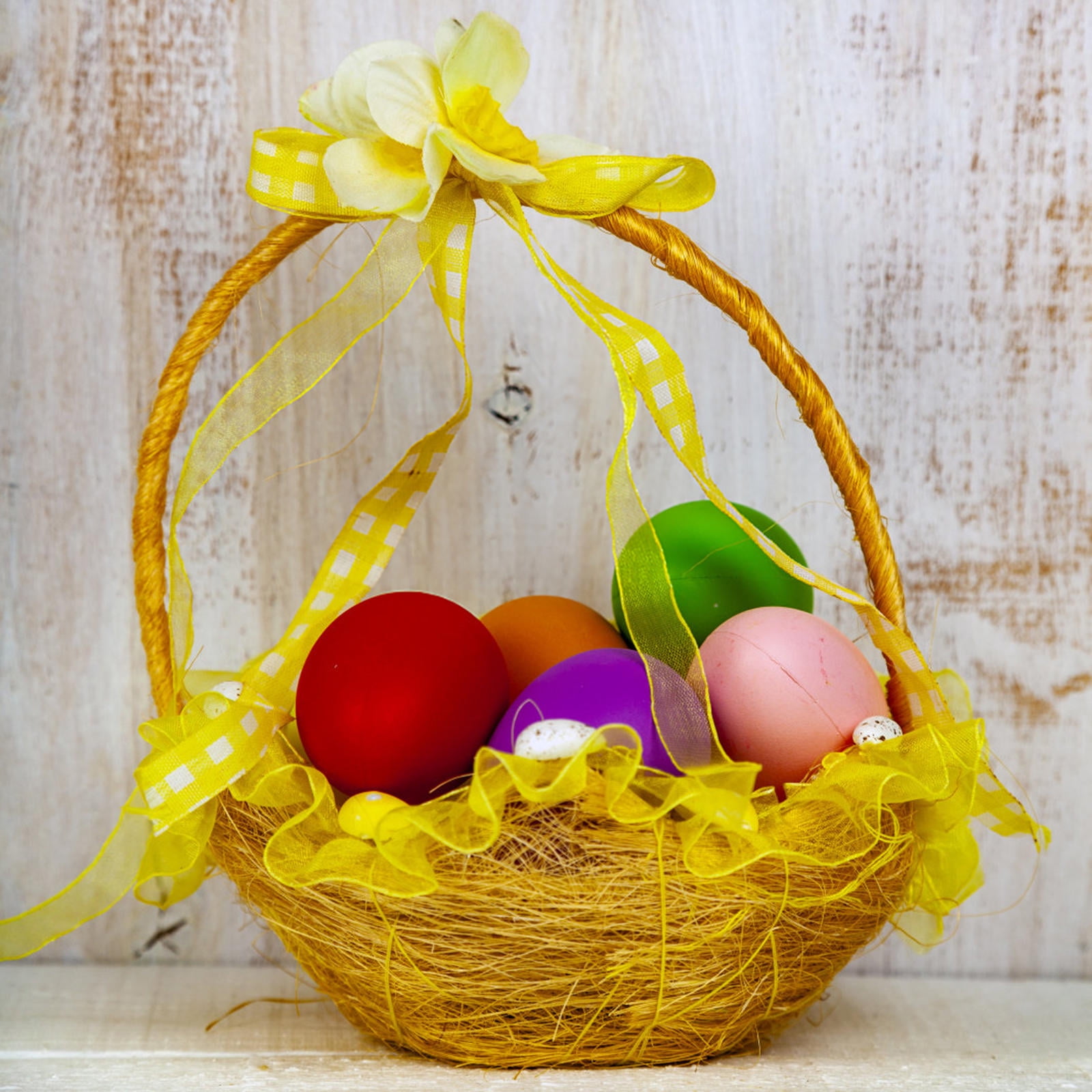 SOPOTUTU 6Pcs Bird Nest Filler Raffia Silk for Easter and present Box ...