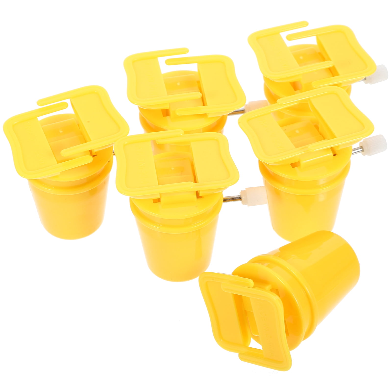 SOPOTUTU Yellow Plastic Clockwork Legged Robot Movement for Clocks, 6 ...