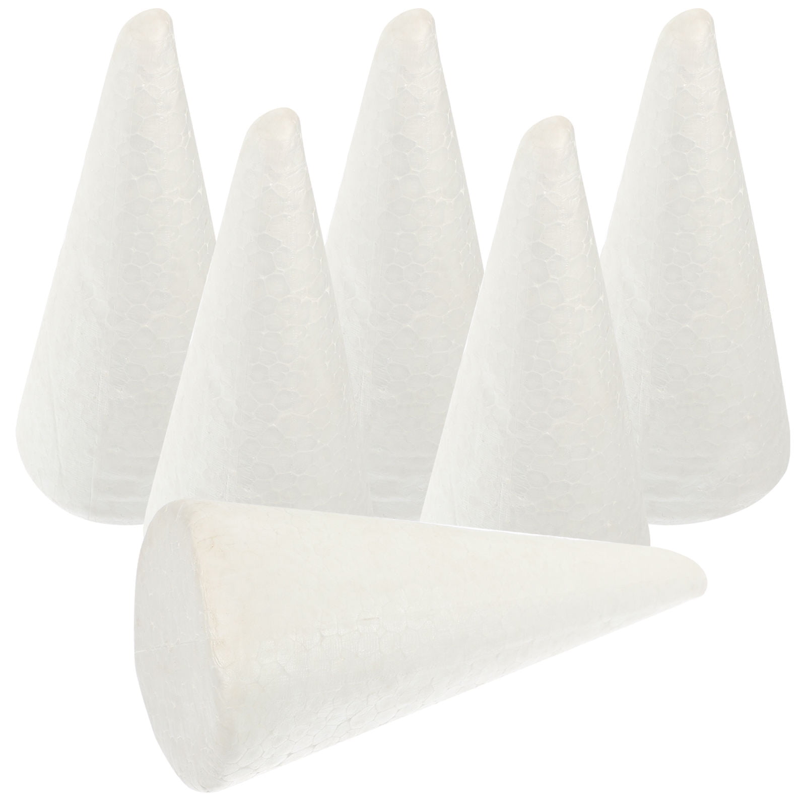 SOPOTUTU White Foam Cones DIY Material Art and Crafts Making Christmas ...