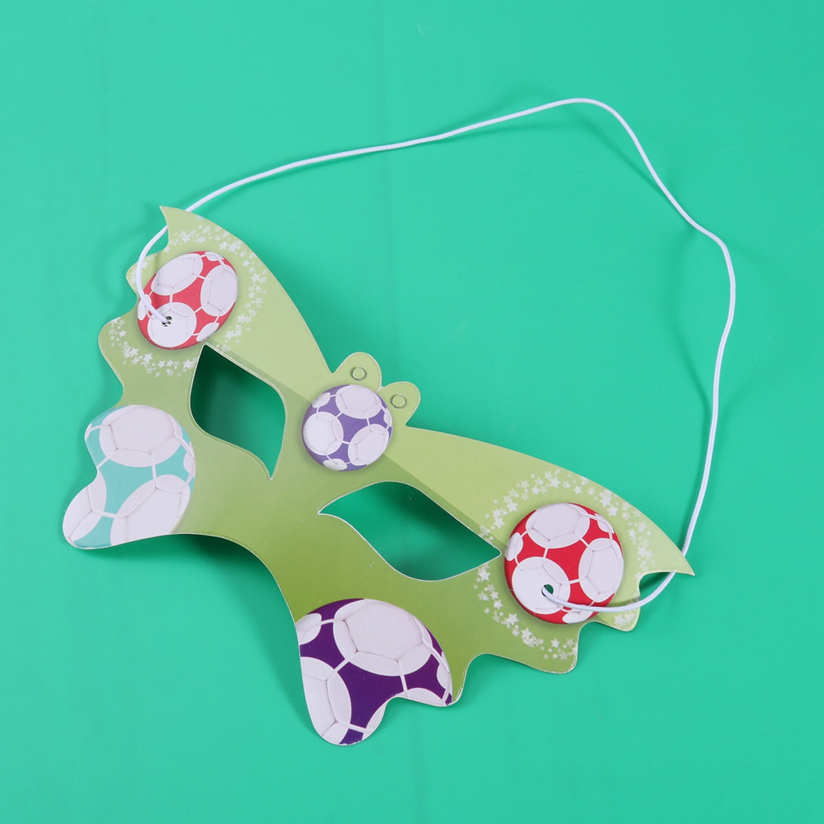 SOPOTUTU Sports Birthday Party Decorations 6Set Kids Mask Soccer Theme ...