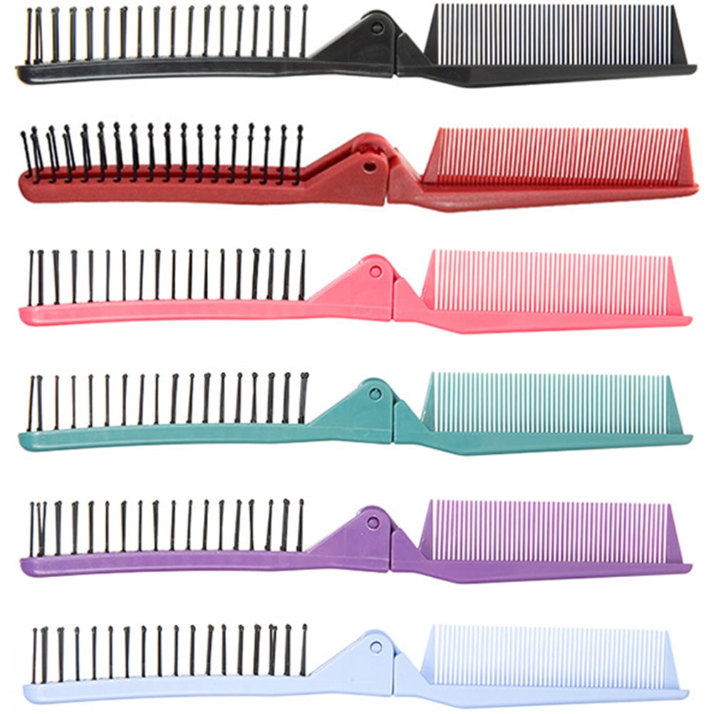 SOPOTUTU 6Pcs Portable Folding Hair Comb for Barbers and Stylists ABS ...