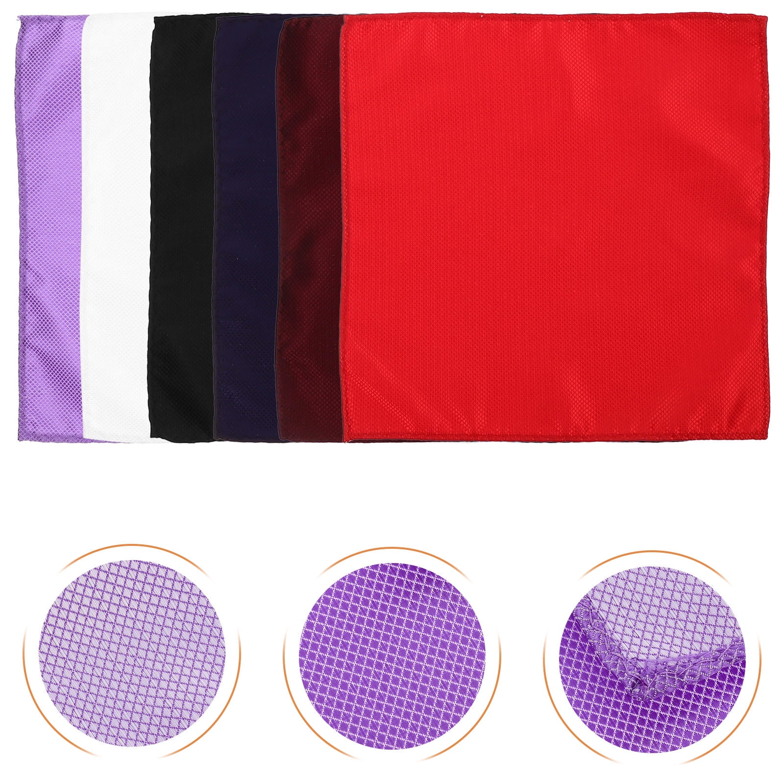SOPOTUTU 6pcs Gentlemen Suit Handkerchief Soft Pocket Squares For ...