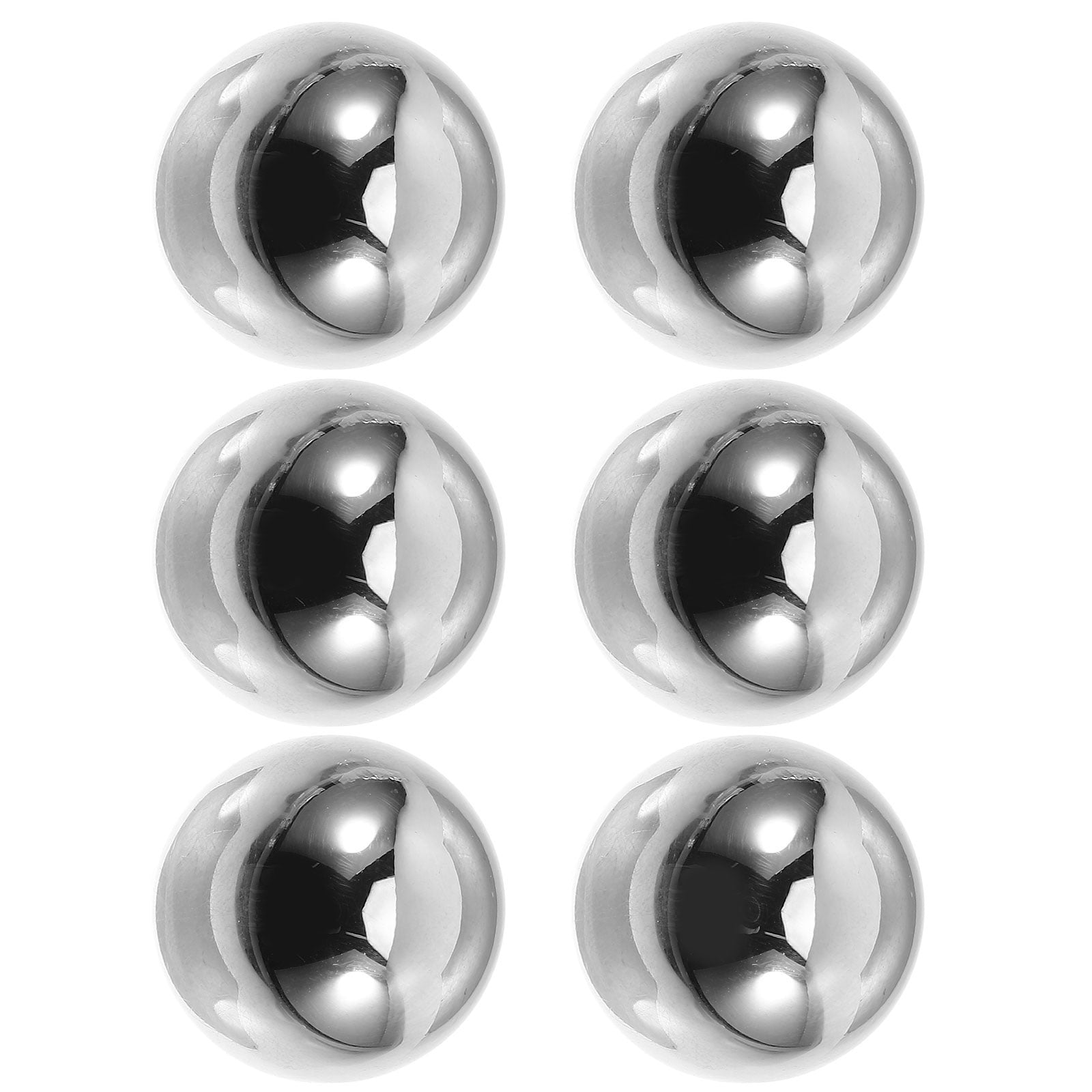 SOPOTUTU 6pcs Ice Balls Reusable Chilling Stones For Whiskey Drinks ...