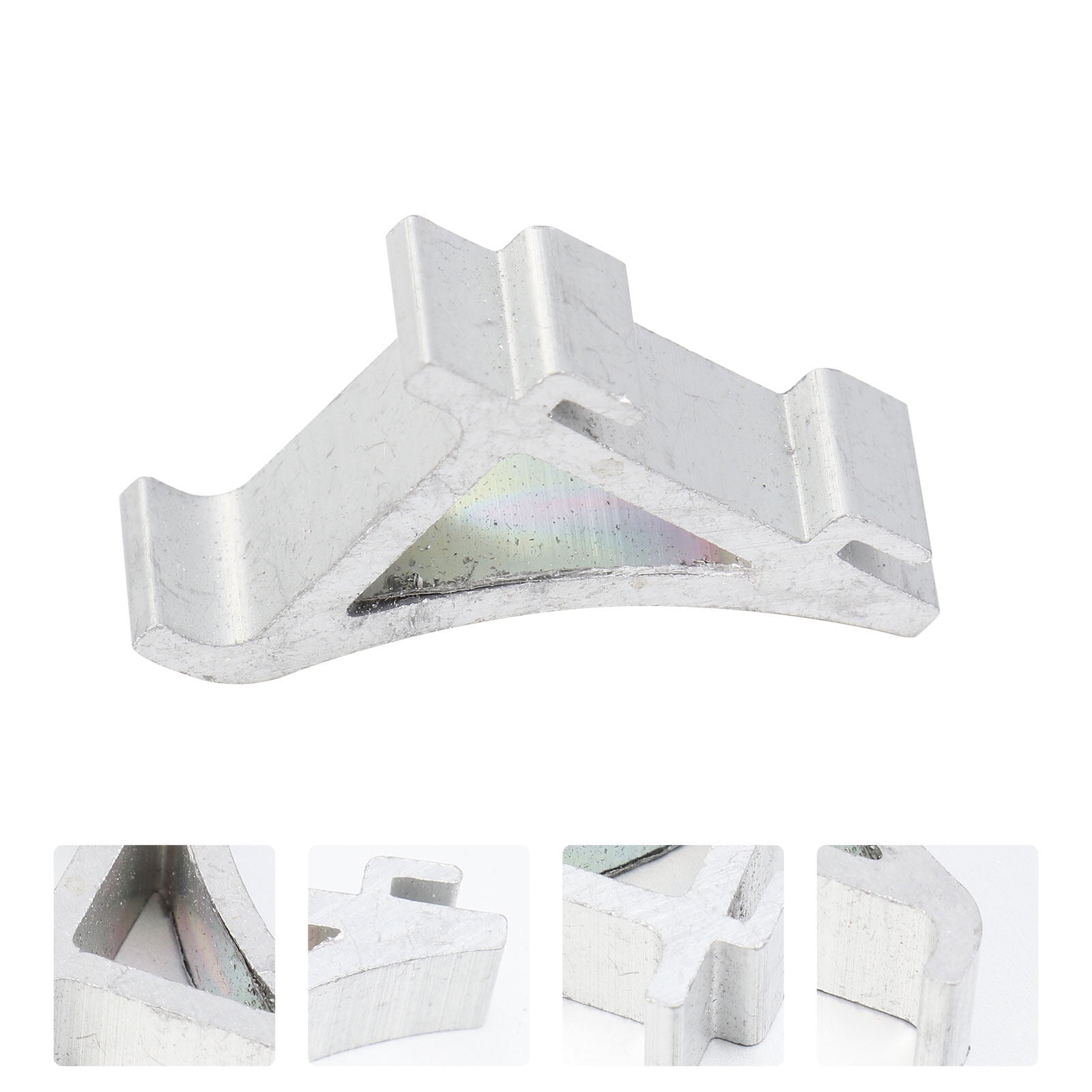 SOPOTUTU Metal Shelf Bracket Clips Cooler Rack Clips Light Grey 8Pcs 1 ...