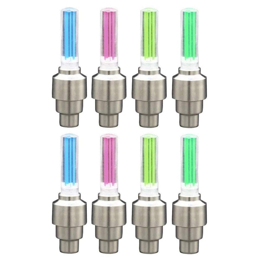 SOPOTUTU 8pcs Bicycle Tyre Lights Energy Saving Waterproof Round LED Bike Wheel Lights - Walmart.com