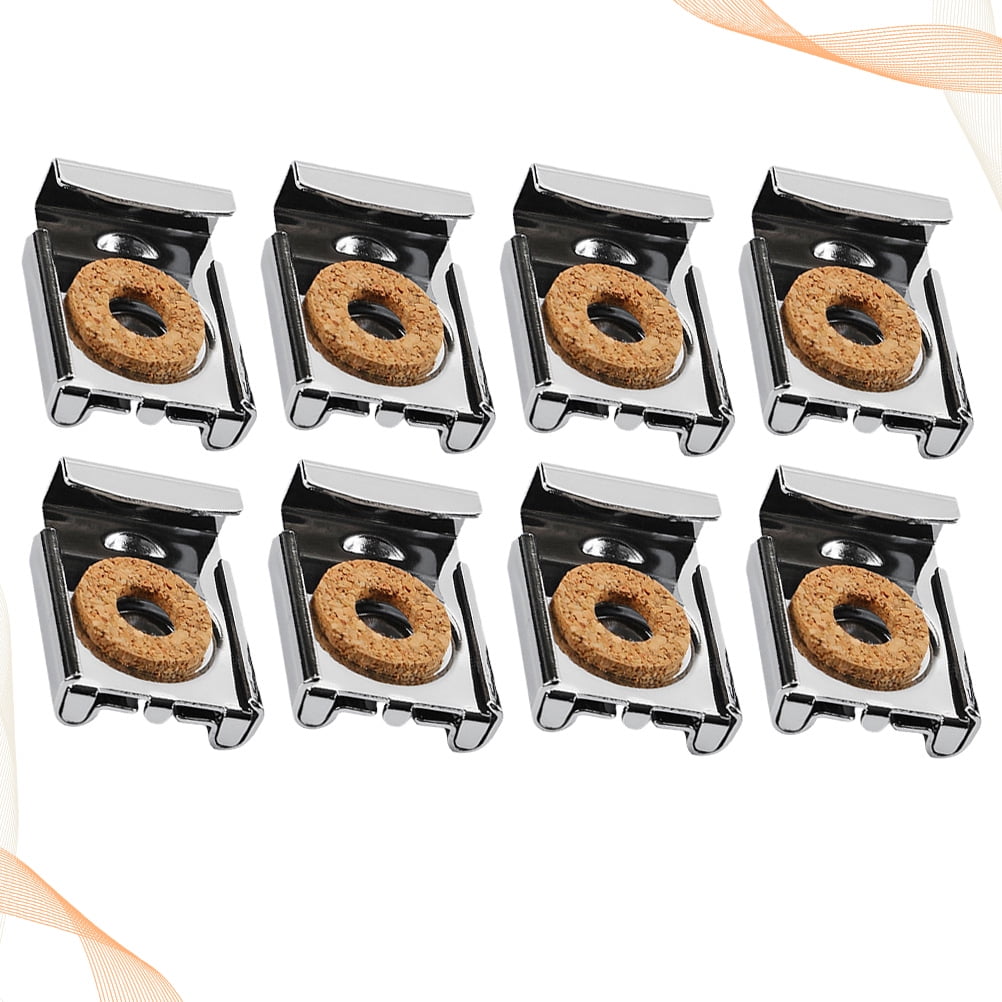 SOPOTUTU 8Pcs Metal Mirror Mounting Clips Heavy Duty Mirror Fixing ...