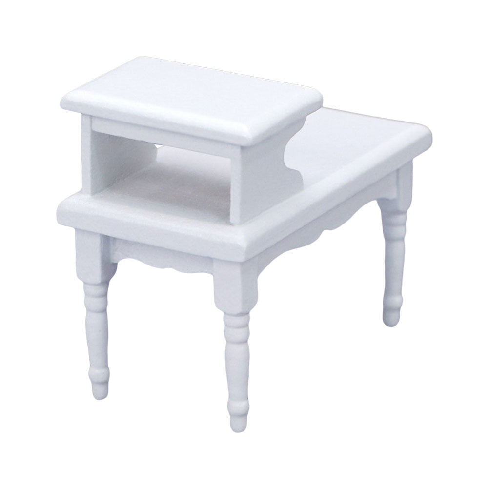 SOPOTUTU 8Pcs Mini House Accessory Wooden Tea Table 6.3X5.2X3.5CM in ...