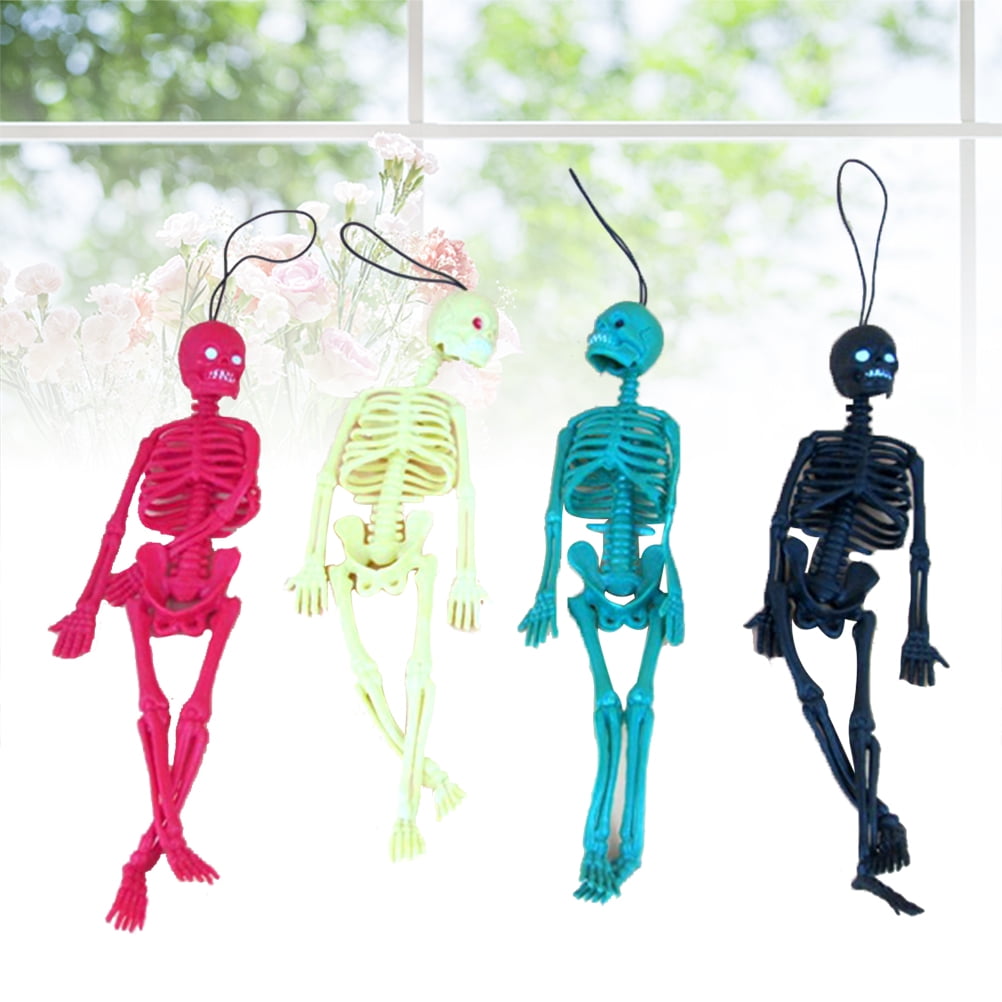 SOPOTUTU Mini Plastic Skeletons Skeleton Model Plastic 8Pcs Assorted ...