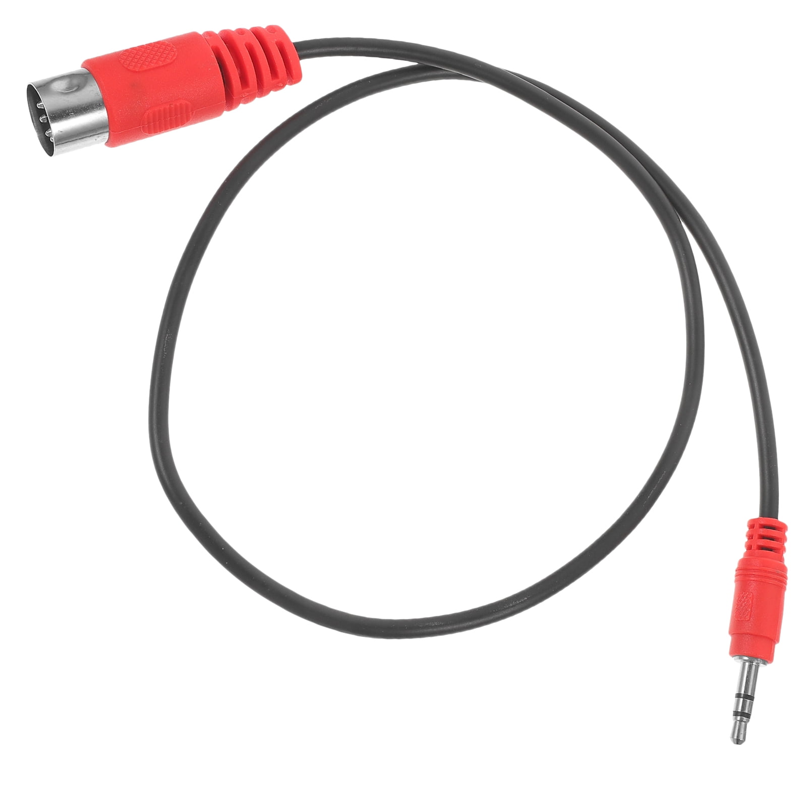 SOPOTUTU Angled Din Midi Audio Cable Adapter 2pcs Stable Connection for ...