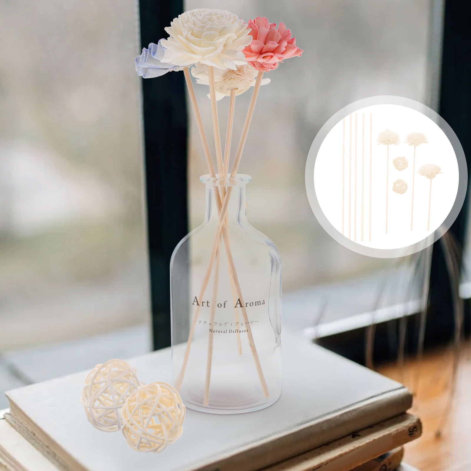 SOPOTUTU White Diffuser Sticks for Essential Oils Aromatherapy and Home ...