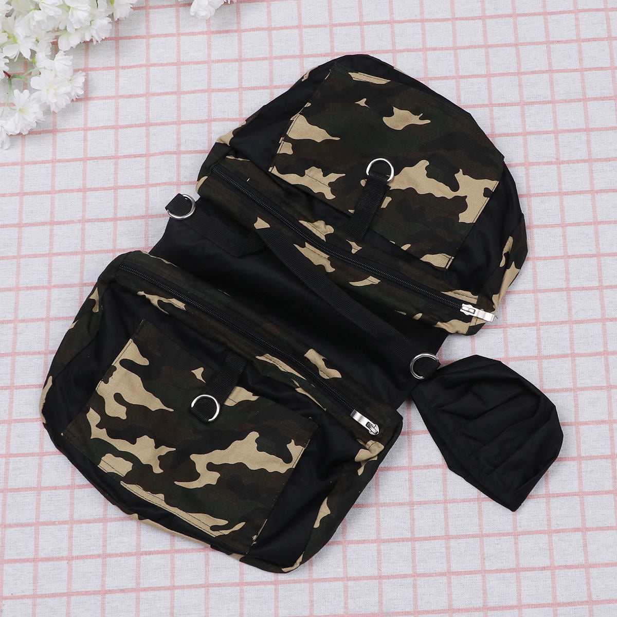 SOPOTUTU Assorted Color Dog Rucksack with Two Zipper Side Compartments ...