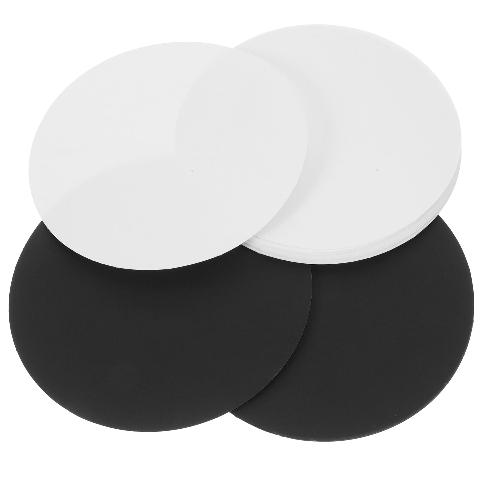 SOPOTUTU Assorted Color Round Card Paper Sheets for DIY Arts and Crafts ...