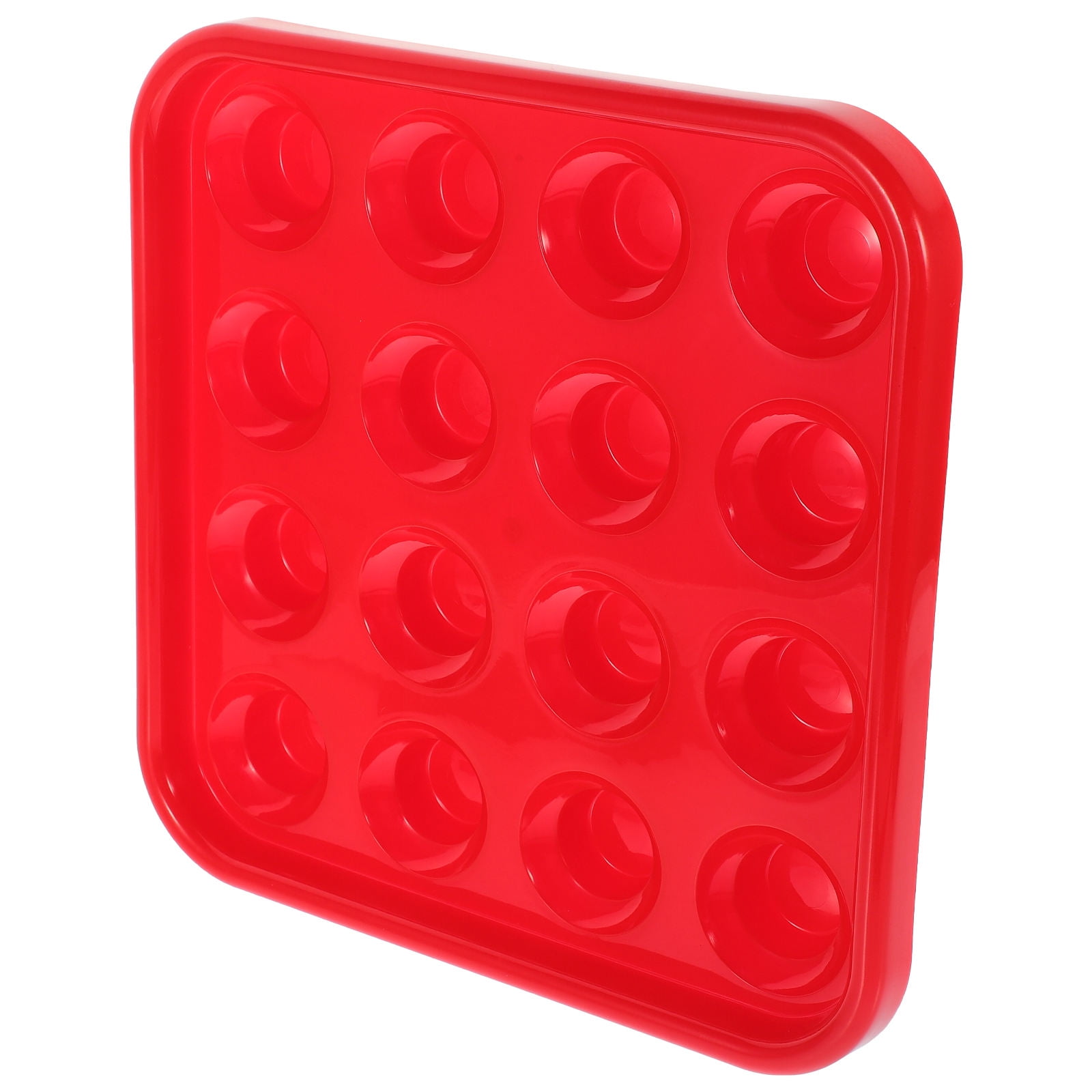SOPOTUTU Portable Red Plastic Billiard Tray with Simple Design ...