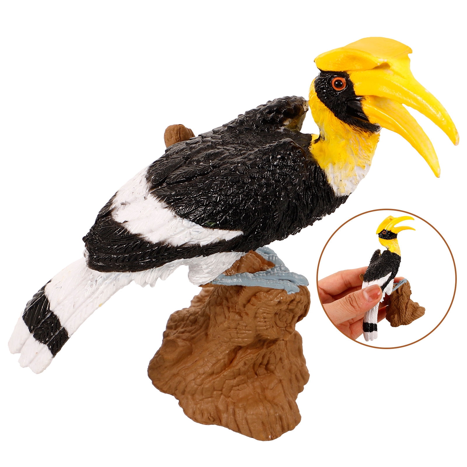 SOPOTUTU Simulation Toucan Figurine Model Artificial Bird Statue ...