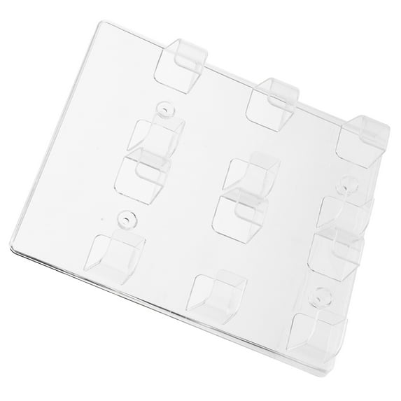 SOPOTUTU Transparent Wall Mount Business Card Holder Stylish Organizer ...