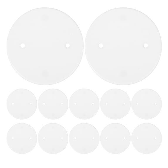 SOPOTUTU 50Pcs White Ceiling Box Cover Plates Easy to Install Wall Hole ...