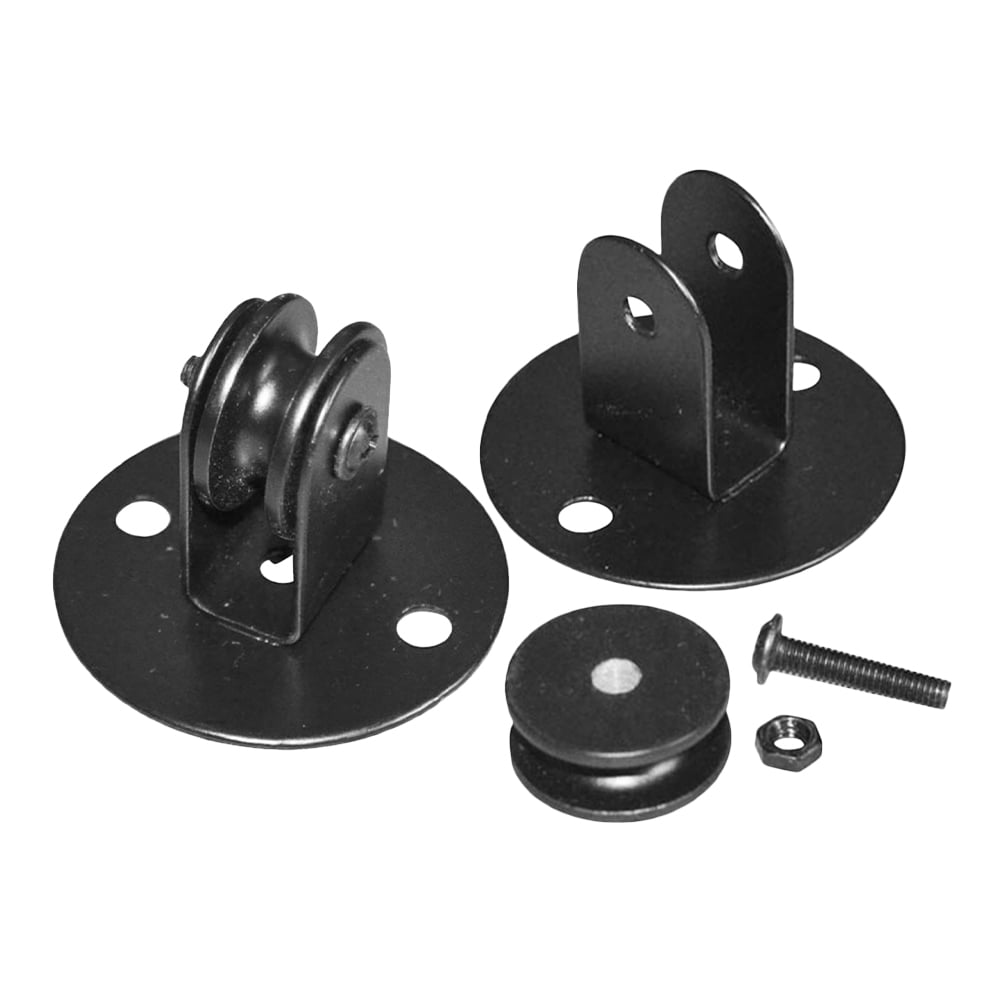SOPOTUTU Ceiling Mount Pulleys 2Set Iron For Repositioning And Mounting ...