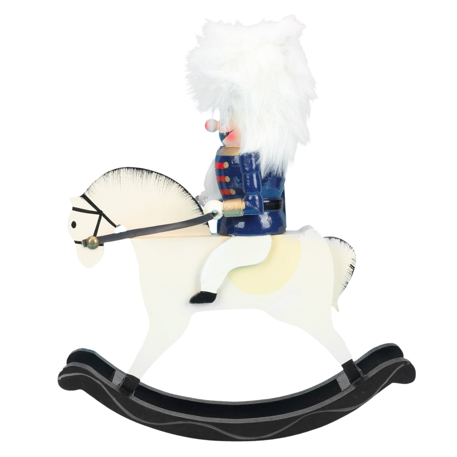 SOPOTUTU Christmas Decorative Nutcracker Wooden Horse Nutcracker Puppet ...