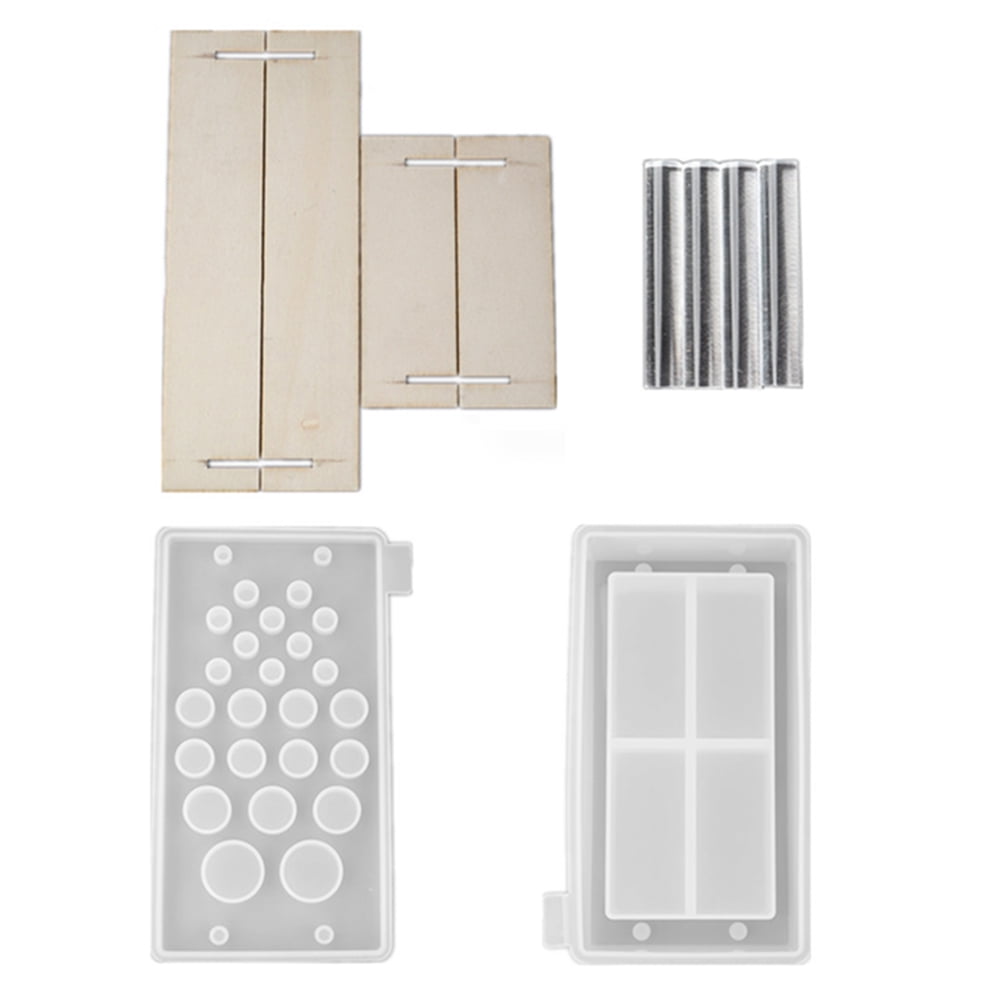 SOPOTUTU Resin Moulds Silicone Crafting Mold Square Shape Desktop ...