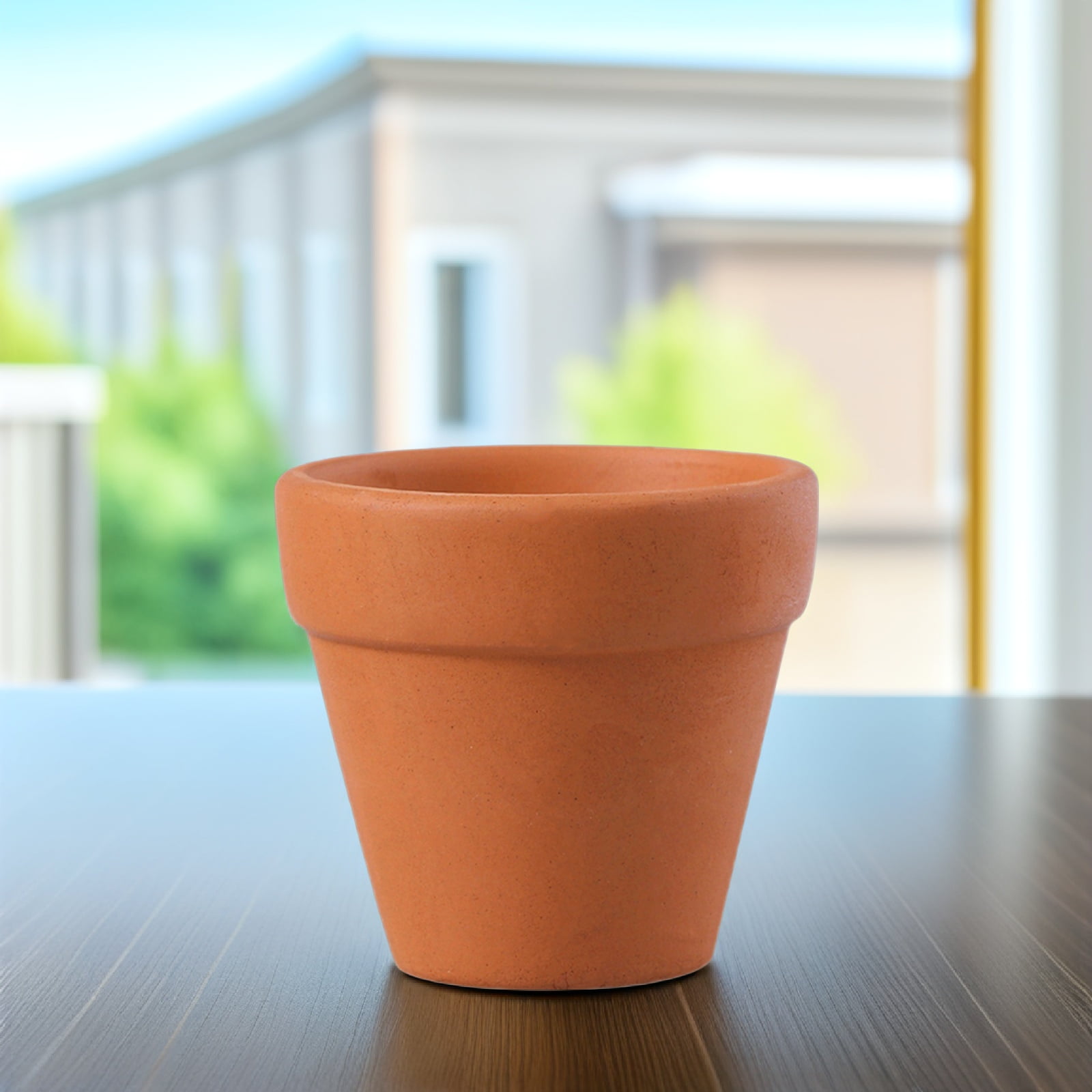 SOPOTUTU Chocolate 12pcs Mini Clay Flower Pots Round Terracotta Indoor ...