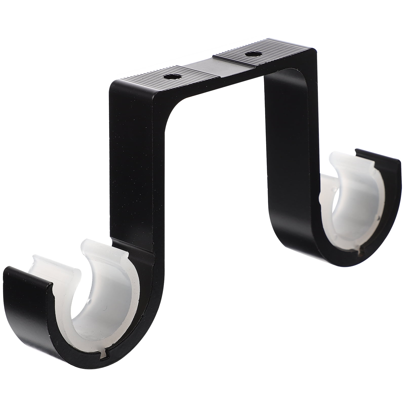 SOPOTUTU Black Ceiling Curtain Rod Bracket Made of Aluminum Alloy for ...