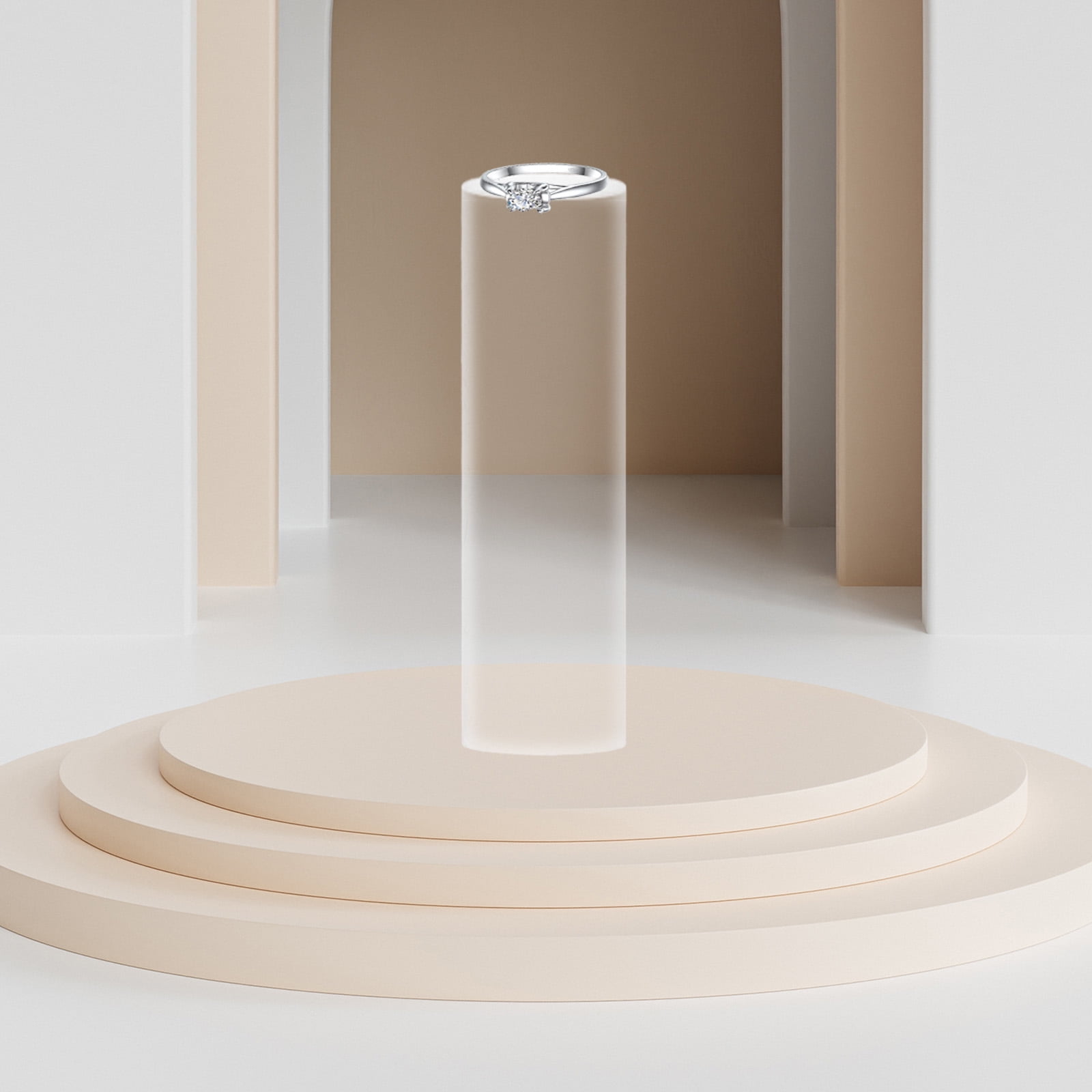 SOPOTUTU Cylindrical Acrylic Display Bases for Business Owners ...