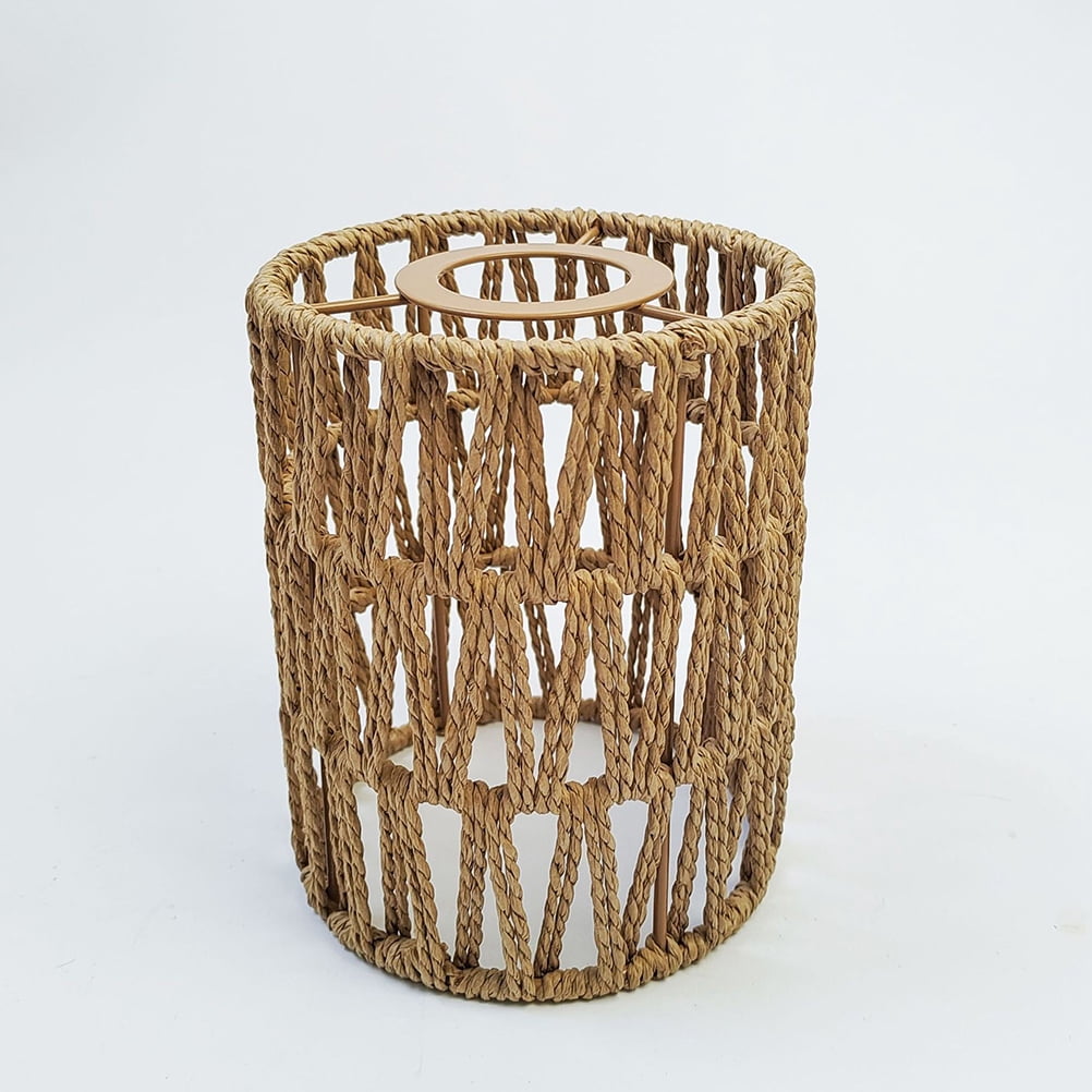 SOPOTUTU Round Lamp Shade Light Brown 1Set 4.7X5.9In - Walmart.com