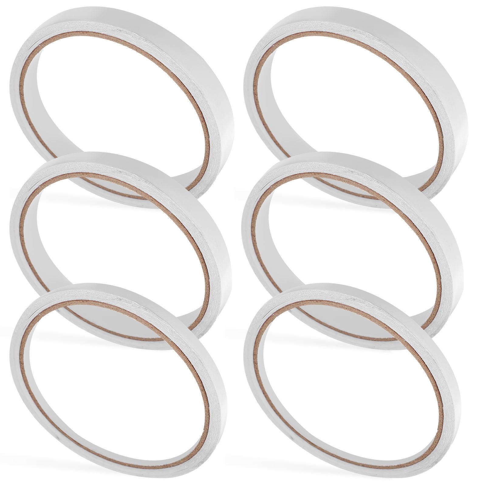 SOPOTUTU 6 Rolls Craft Double Sided Tape White Water Based Glue for ...