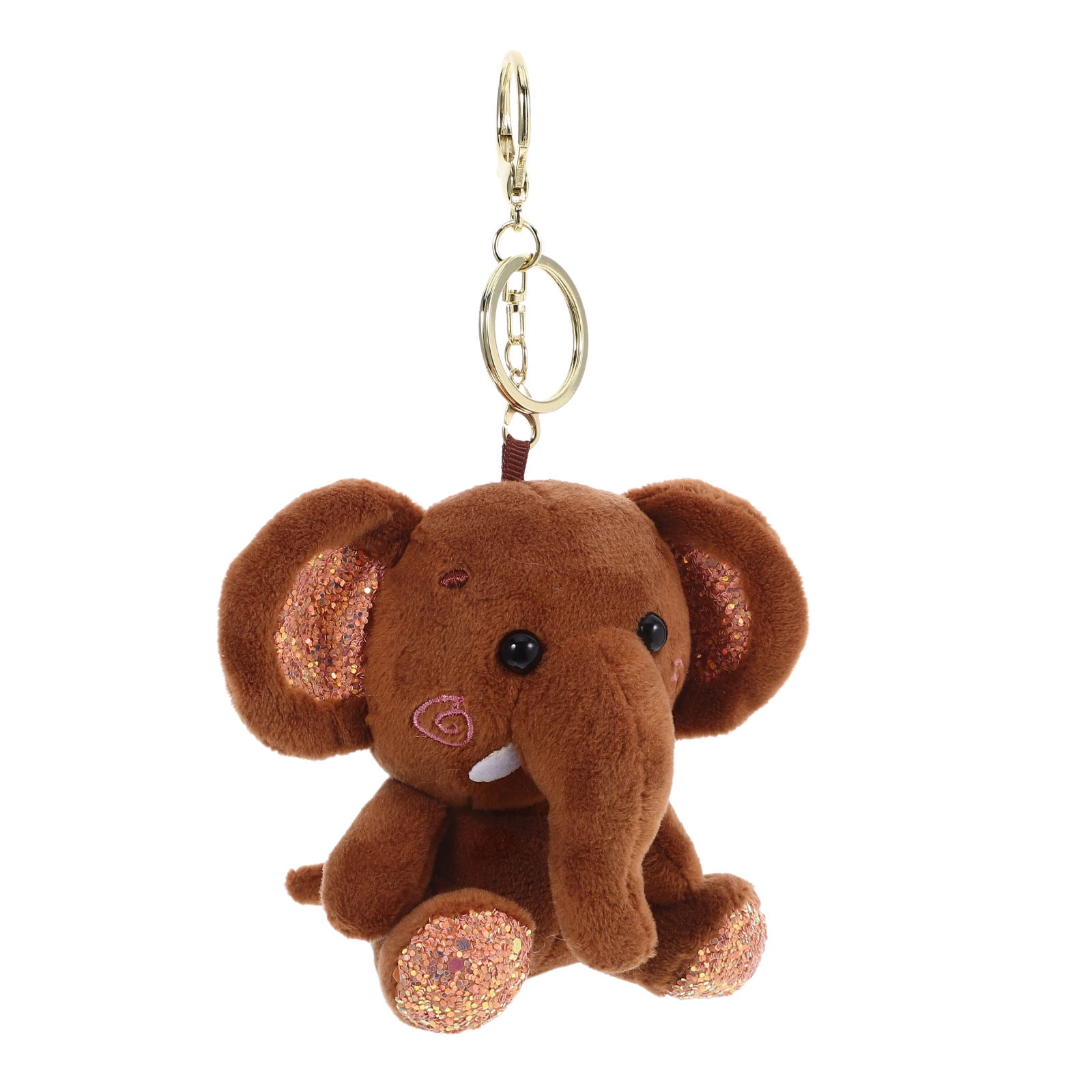 SOPOTUTU Elephant Keychain Stuffed Animal Plush Accessory 1Pcs ...