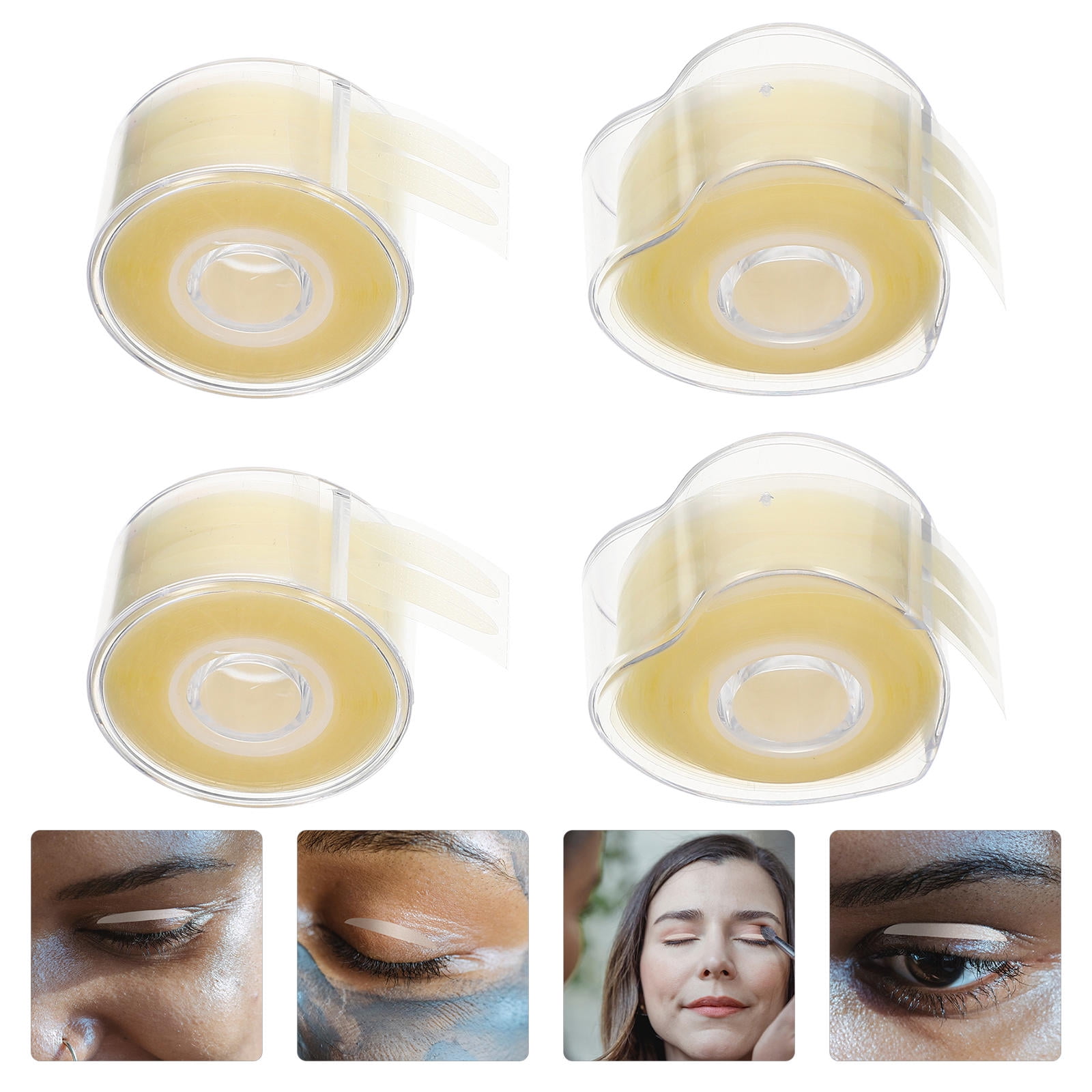 SOPOTUTU Eyelid Lifter Strips 4 Rolls Waterproof Sweat Proof for Women ...