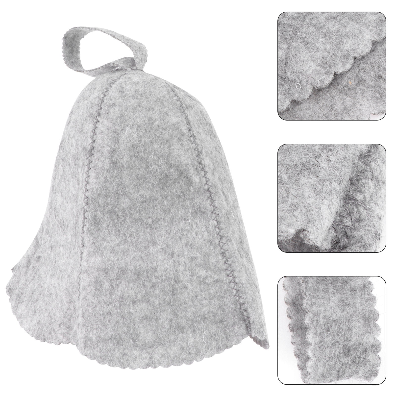 SOPOTUTU Felt Square Sauna Hat Spa Bathing Protection 13x9in - Walmart.com