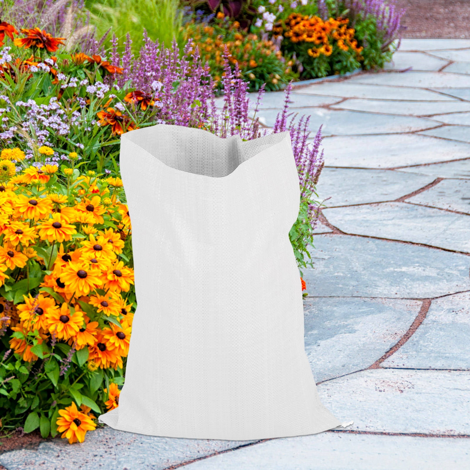 SOPOTUTU Flood Control Sandbags Heavy Duty Polypropylene White 20Set ...