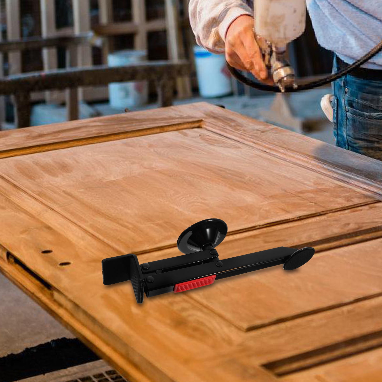 SOPOTUTU Foot Operated Door Installation Tool Heavy Duty Door Lifter ...