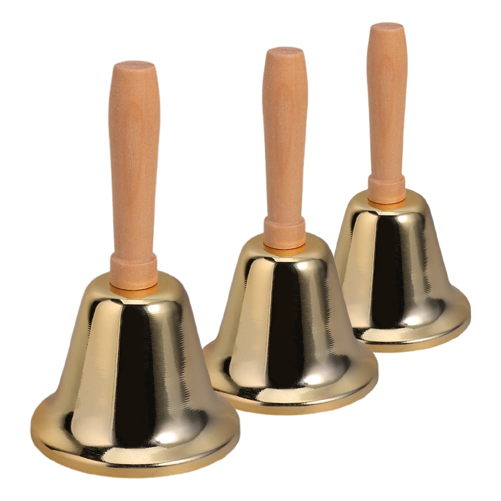 SOPOTUTU Loud Bell Hand Bell Iron 3Pack - Walmart.com